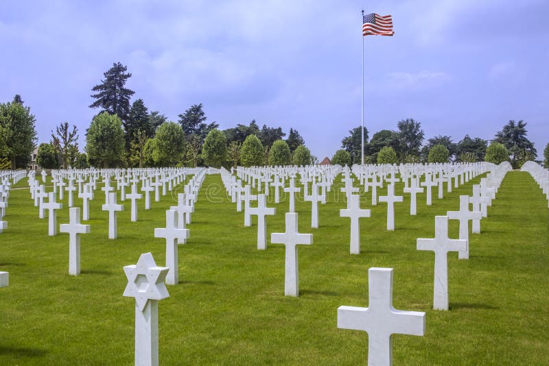 American War Cemetery - La Somme - France Stock Photo - Image of battle ...