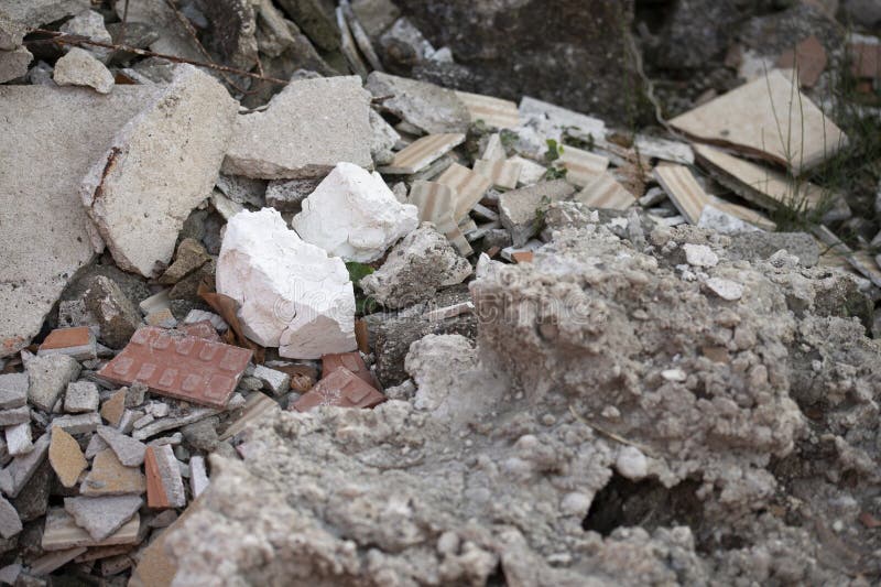 War and Destruction Rubble stock image. Image of damaged - 325300941