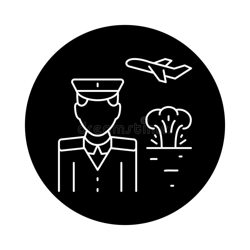 War Emigrant Color Line Icon. Editable Stroke. Stock Vector ...