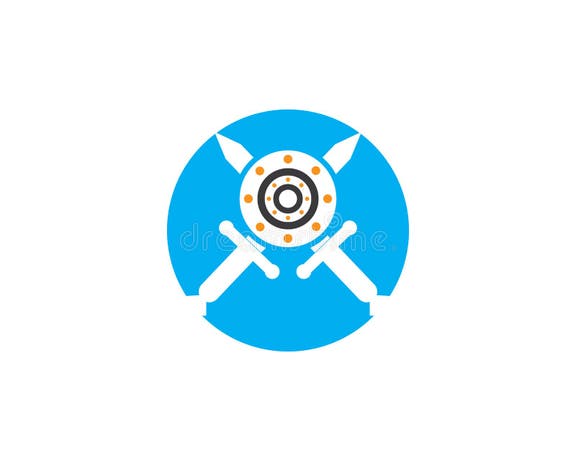 War Icon Logo Design Vector Illustration Stock Vector - Illustration of ...