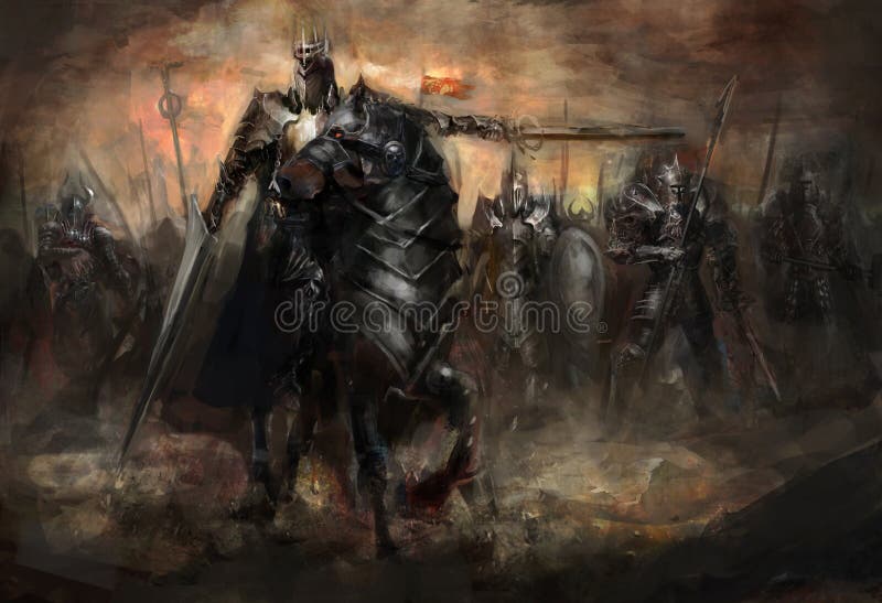 War stock illustration. Illustration of armour, poster - 23335392