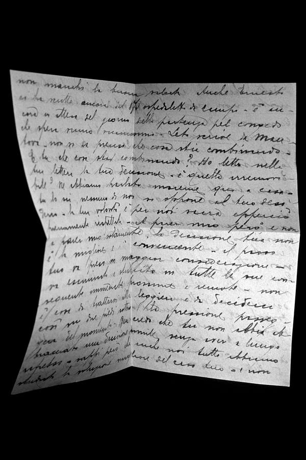 Handwritten Letter of 1819 stock photo. Image of writing - 2726498