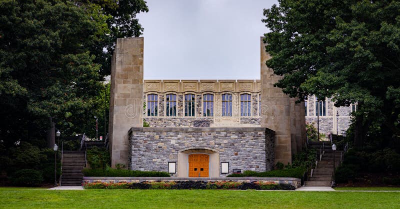 War Memorial Chapel in Virginia Tech. Editorial Photography - Image of ...