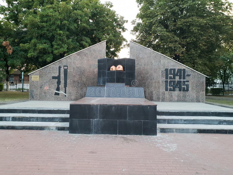 War Memorial in Gubkin, Russia Editorial Stock Photo - Image of gubkin ...