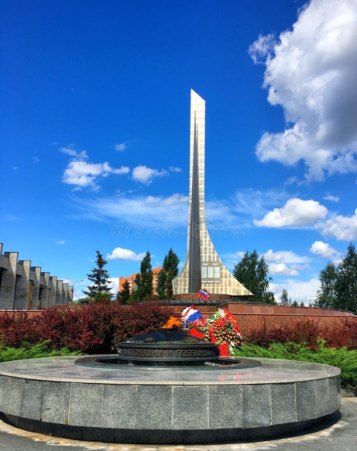 War memorial in Russia editorial photo. Image of memorial - 139109171