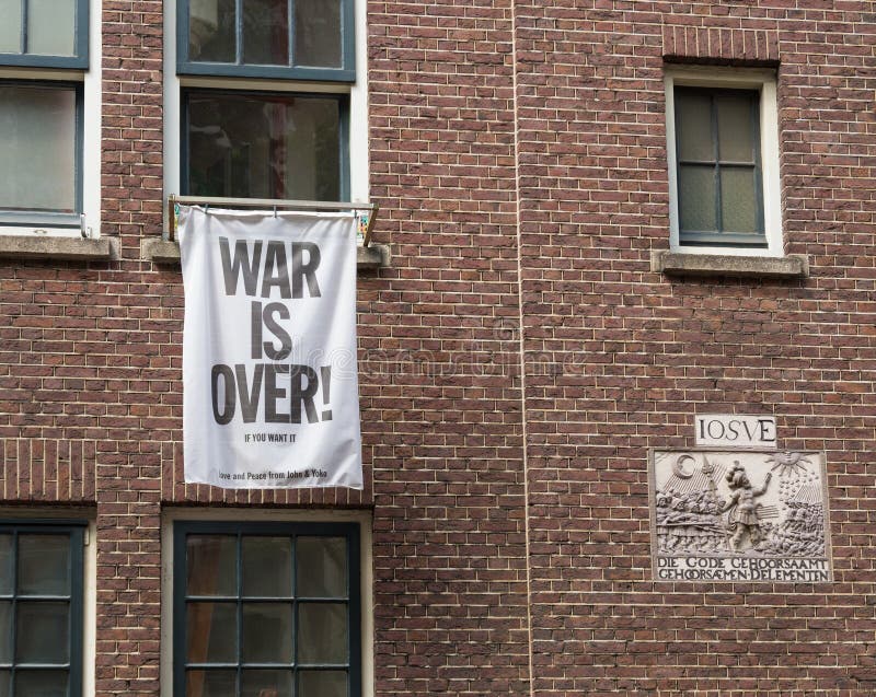 War is over stock image. Image of pacifistic, facade - 59794819