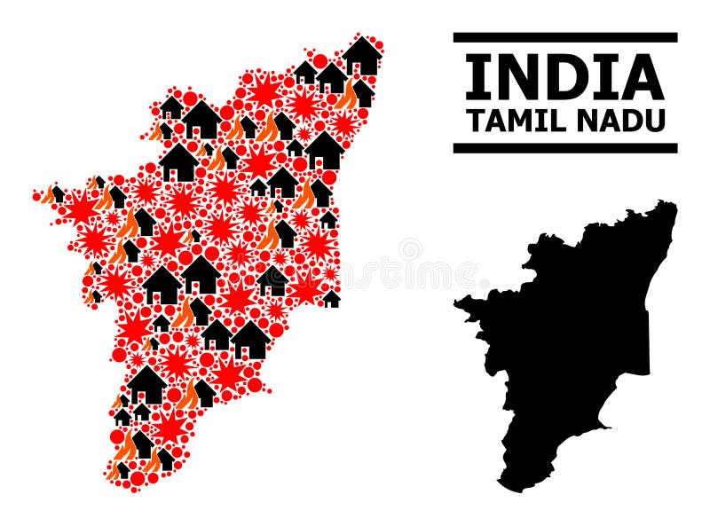 Map Tamil Nadu Stock Illustrations – 493 Map Tamil Nadu Stock ...
