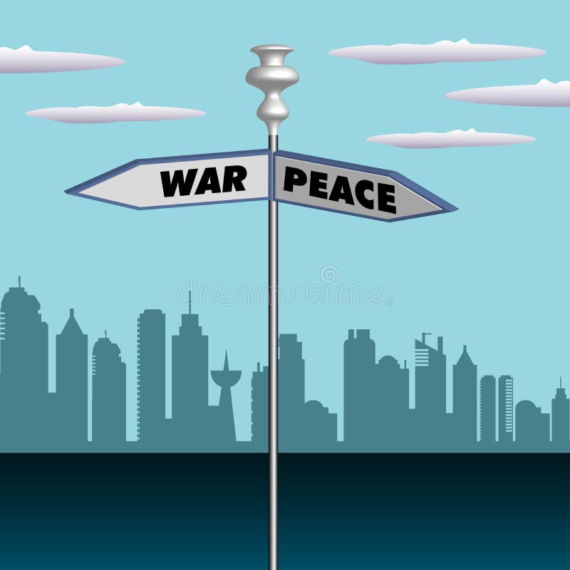 War and peace stock illustration. Illustration of information - 46693835