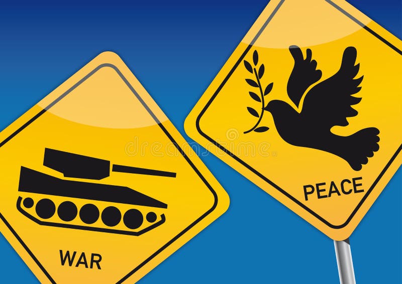 War and Peace stock illustration. Illustration of pigeon - 50457531