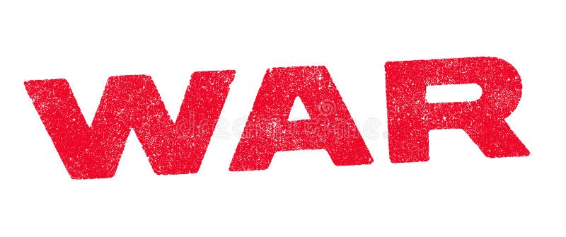 War red ink stamp stock vector. Illustration of warning - 242340297