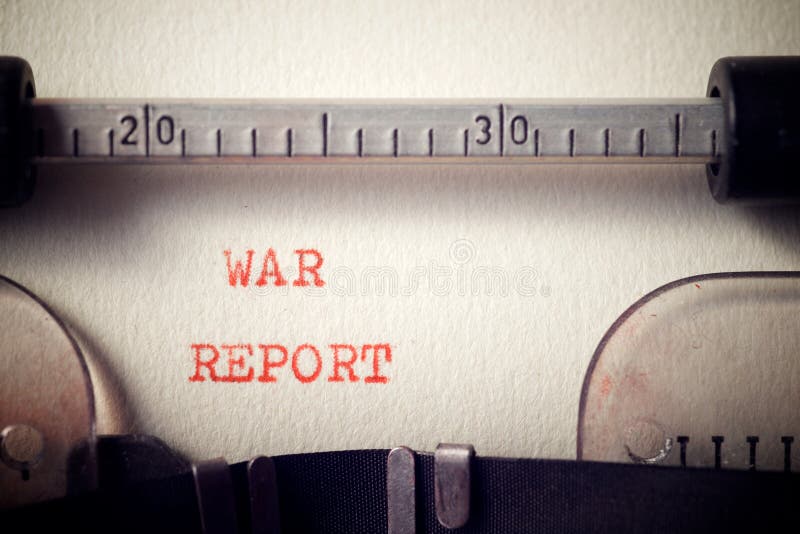 War report phrase stock photo. Image of combat, communication - 318515236
