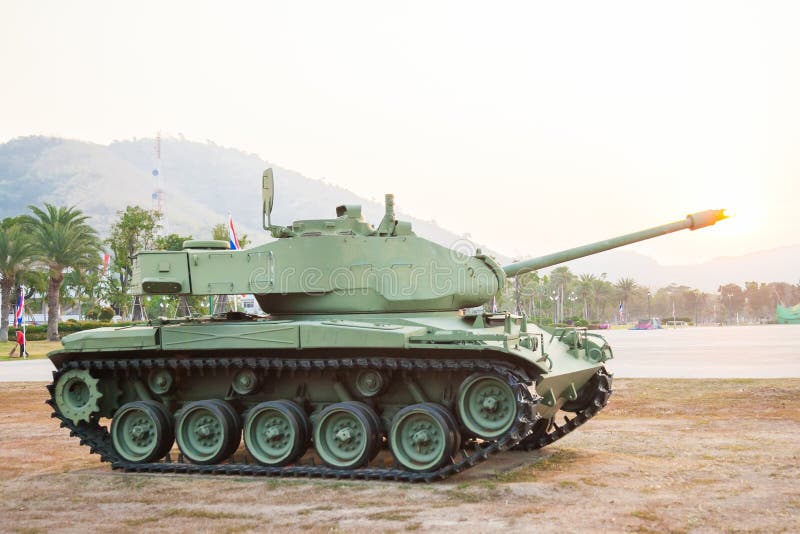 War tank stock image. Image of danger, green, modern - 70751929