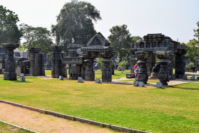 Warangal fort stock photo. Image of ruin, warangal, fort - 116968580