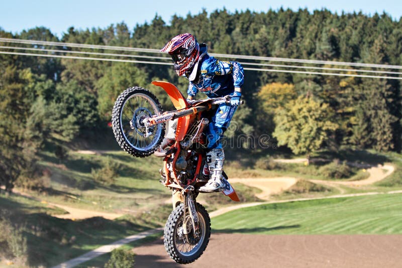 Warching, Germany - June 29, 2019: Motocross Training in Warching ...