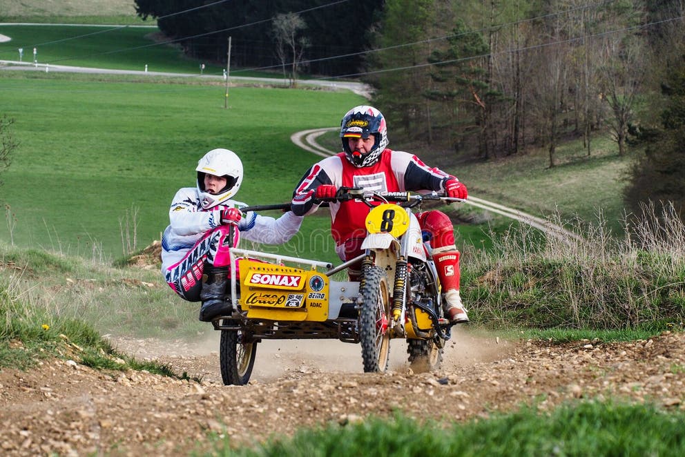 Warching, Germany - June 29, 2019: Motocross Training in Warching ...