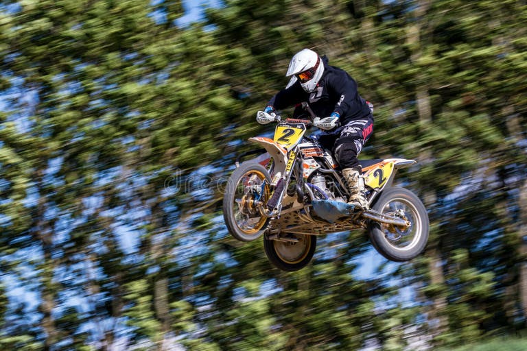 Warching, Germany - June 29, 2019: Motocross Training in Warching ...
