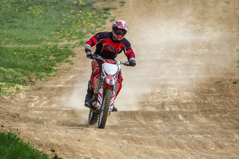 Warching, Germany - June 29, 2019: Motocross Training in Warching ...