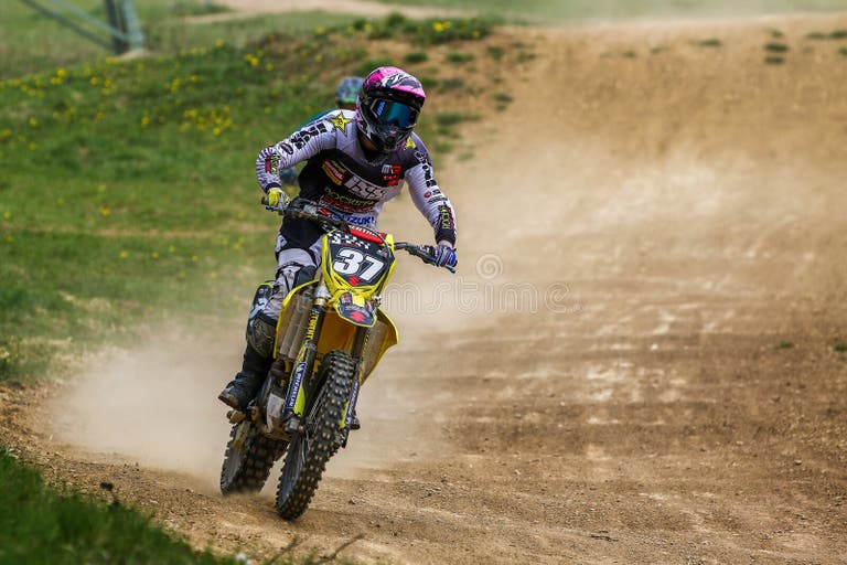 Warching, Germany - June 29, 2019: Motocross Training in Warching ...