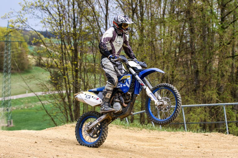 Warching, Germany - June 29, 2019: Motocross Training in Warching ...