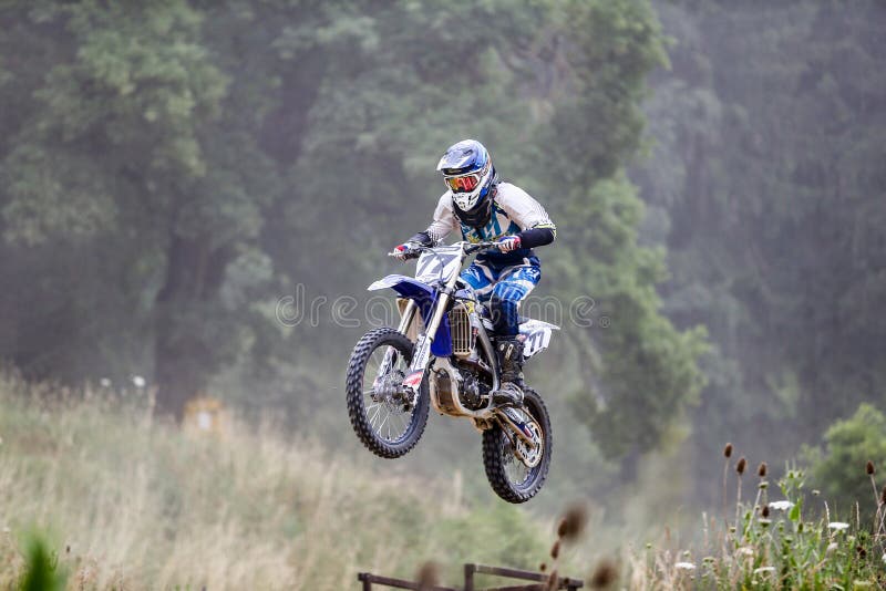Warching, Germany - June 29, 2019: Motocross Training in Warching ...