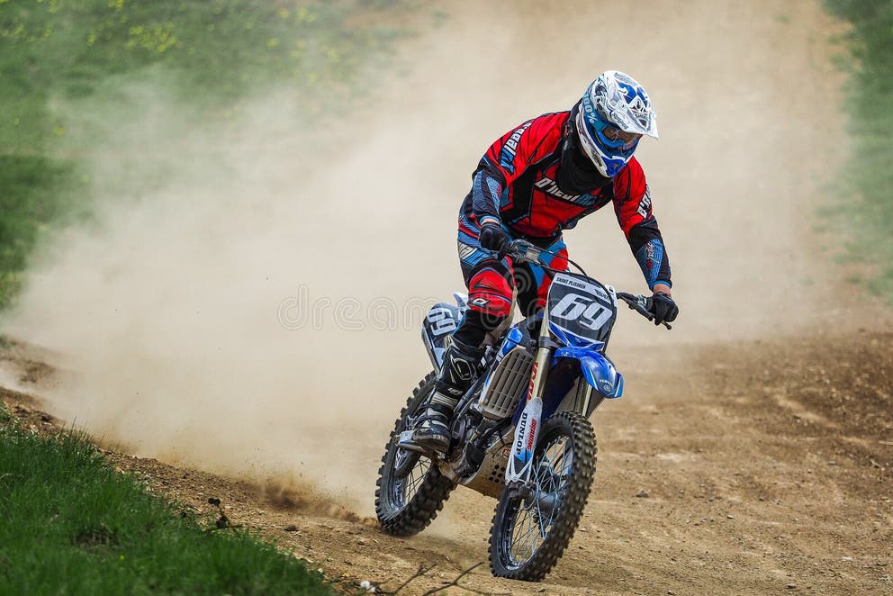 Warching, Germany - June 29, 2019: Motocross Training in Warching ...