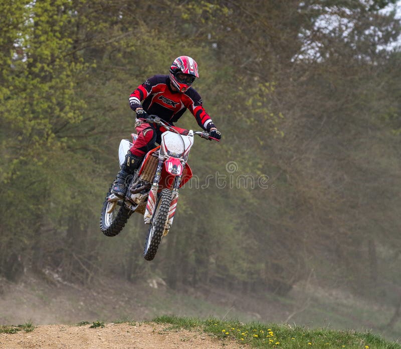 Warching, Germany - June 29, 2019: Motocross Training in Warching ...
