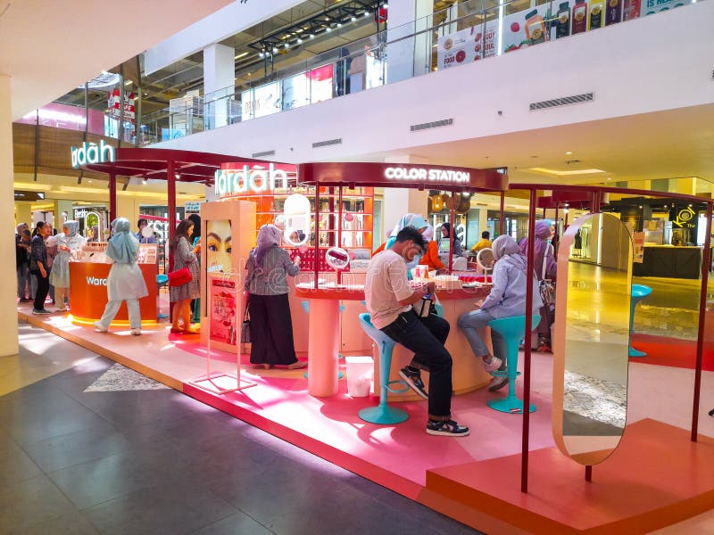 Wardah Brand Cosmetics Exhibition Editorial Stock Photo - Image of ...