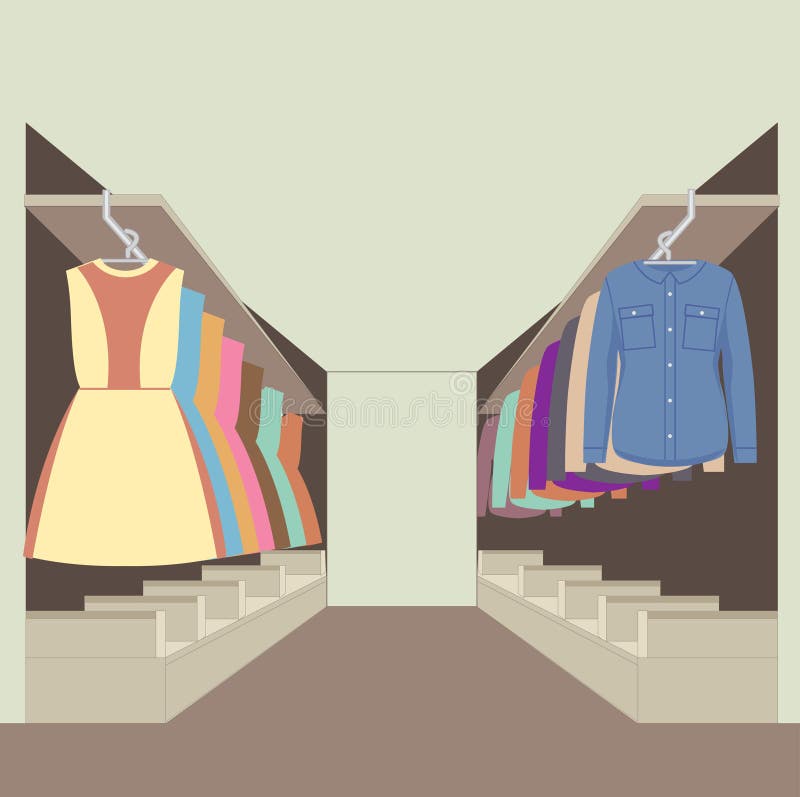 Dresses Dress Racks Stock Illustrations – 77 Dresses Dress Racks Stock ...