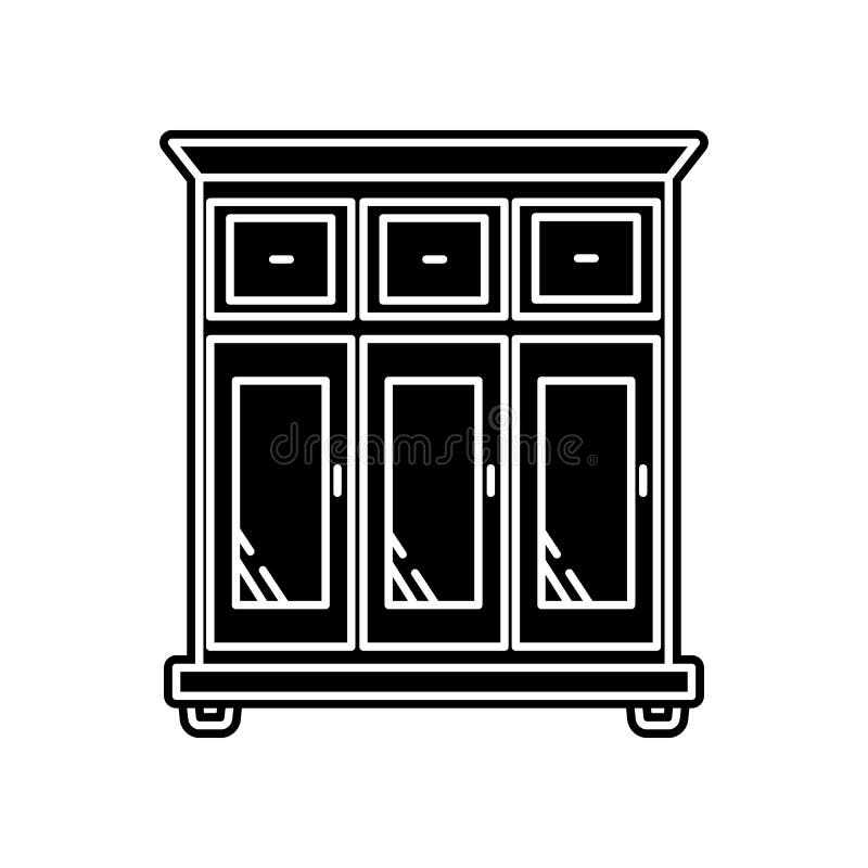 Wardrobe Icon. Element of Household for Mobile Concept and Web Apps ...