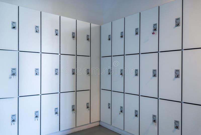 Wardrobe lockers stock photo. Image of lockers, rows - 82949216