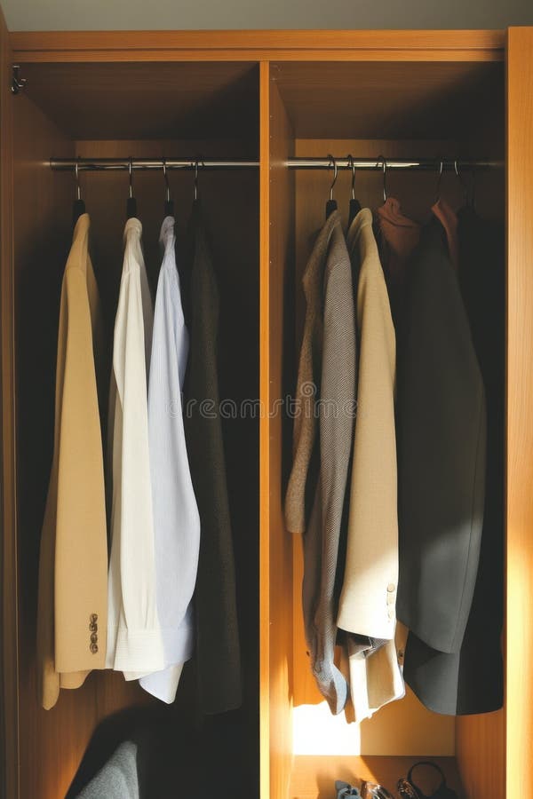 Wardrobe Transformation Showcasing Outdated and Trendy Styles Side by ...