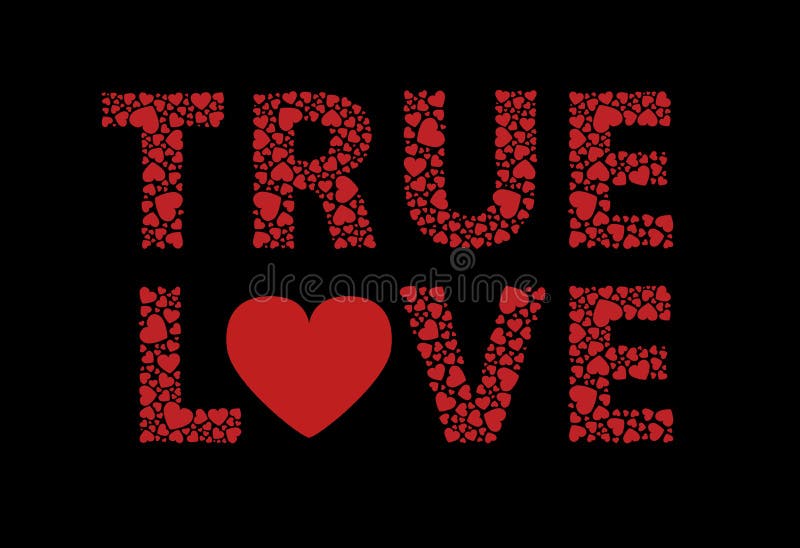 Ware Liefde Citaat Met Sleutel Vector Illustratie - Illustration of ...