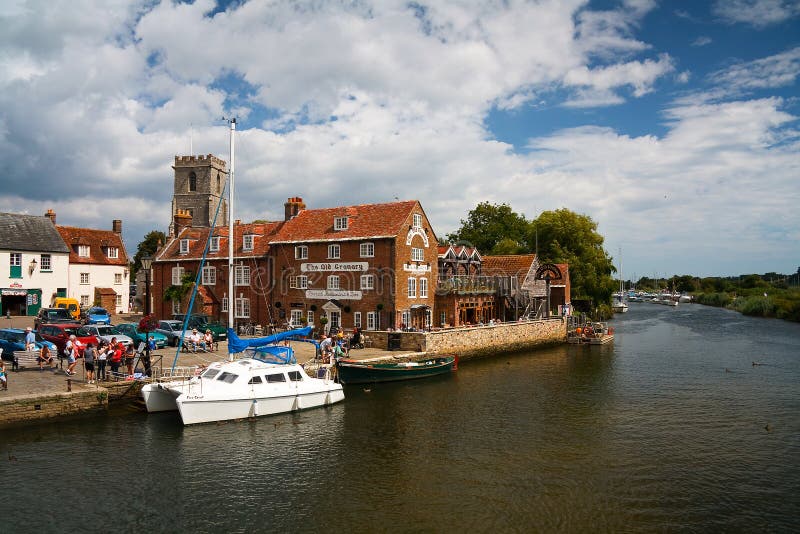 River Frome At Wareham, Dorset. Editorial Photo - Image of picturesque ...