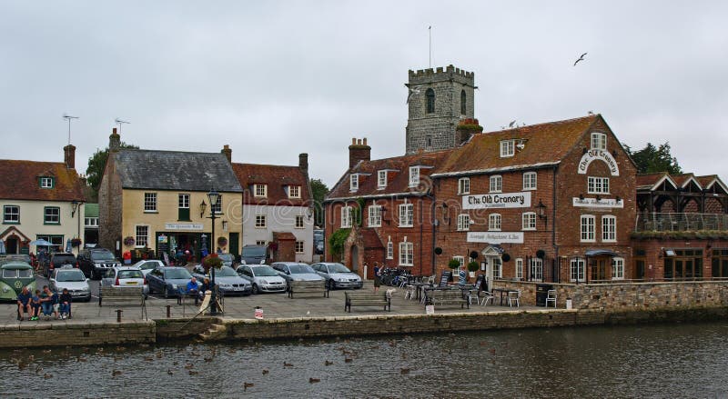 Wareham Quay and Old Granary Dorset, England Editorial Stock Image ...