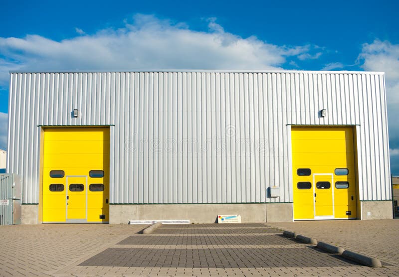 Corrugated facade stock photo. Image of facade, iron - 13861548