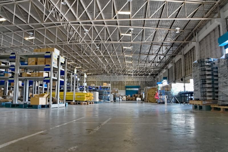 Warehouse stock image. Image of inside, rack, cargo, light - 28861533