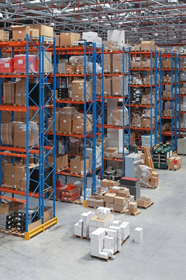 Warehouse rack stock photo. Image of shelves, distribution - 3135718
