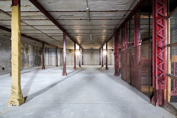 Warehouse stock photo. Image of beams, concrete, grunge - 7015008