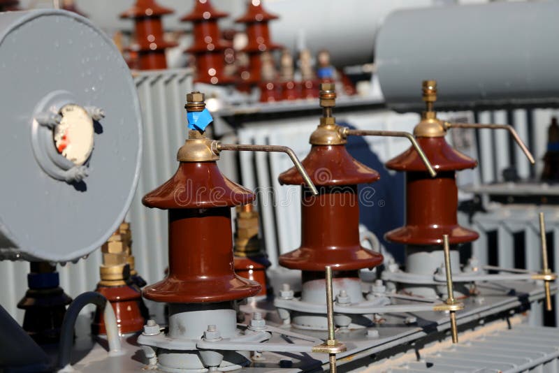 Old And Vintage Electrical Transformers Editorial Stock Power