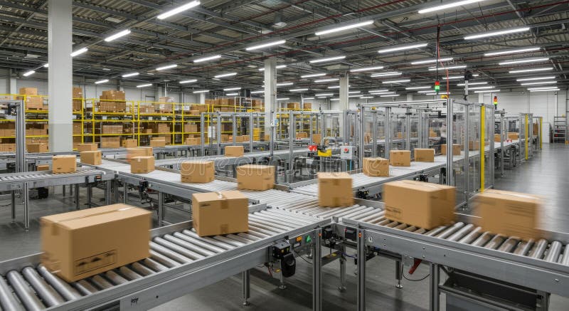 Automation Conveyor Belt Stock Illustrations – 21,198 Automation ...