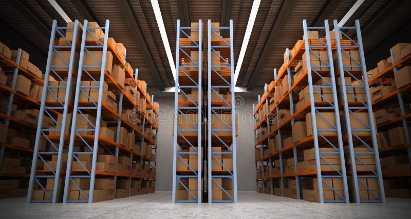 Warehouse background a stock image. Image of delivering - 26824061