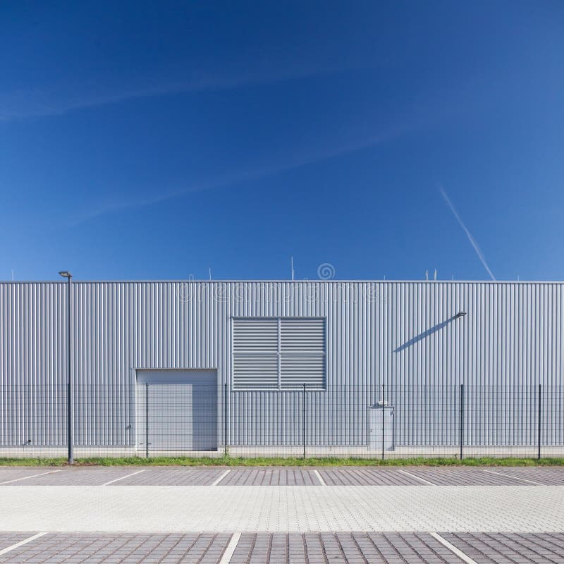 Warehouse building stock image. Image of warehouse, parking - 21723927