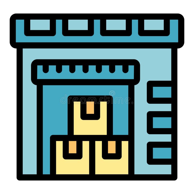 Warehouse Building Full of Cardboard Boxes Receiving Goods for Storage ...