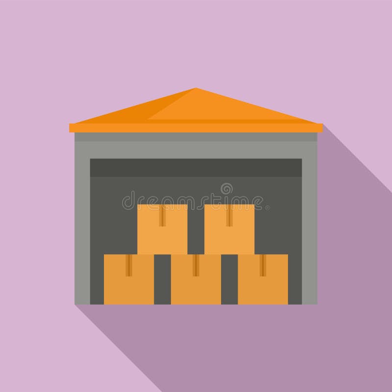 Warehouse Building Icon, Flat Style Stock Vector - Illustration of ... Warehouse Building Icon, Flat Style Stock Vector - Illustration of ...