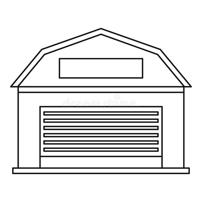 Warehouse Building Icon, Outline Style Stock Vector - Illustration of ... Warehouse Building Icon, Outline Style Stock Vector - Illustration of ...