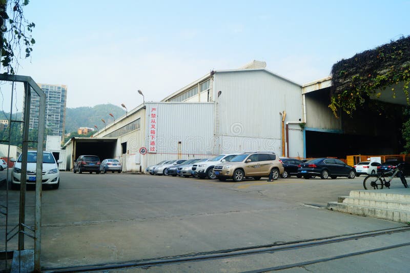 Warehouse building editorial stock image. Image of warehouse - 65290964