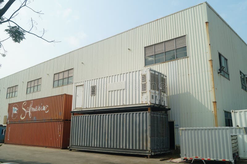 Warehouse building editorial image. Image of shekou, building - 65291075