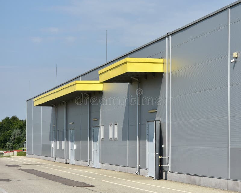 Warehouse building wall stock photo. Image of building - 81835218