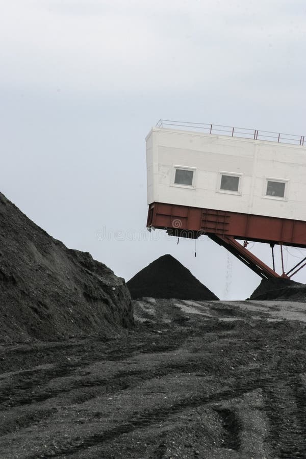 Modern Coal Mine Underground Stock Image - Image of black, coalmine ...