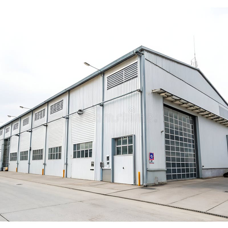 Warehouse Concept Isolated on White Background Stock Illustration ...